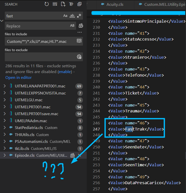 Server Side Search Fails To Report Matches Within Storage Section Of A
