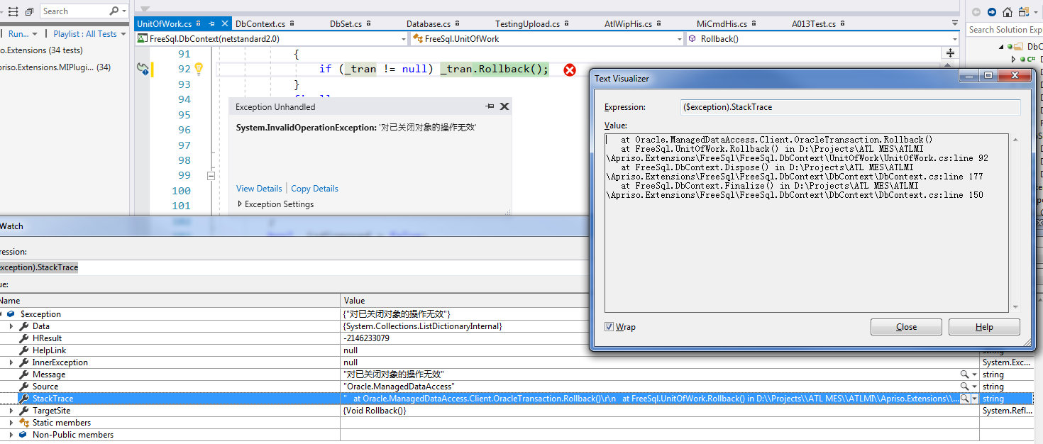 高并发下异常问题 · Issue #131 · dotnetcore/FreeSql · GitHub