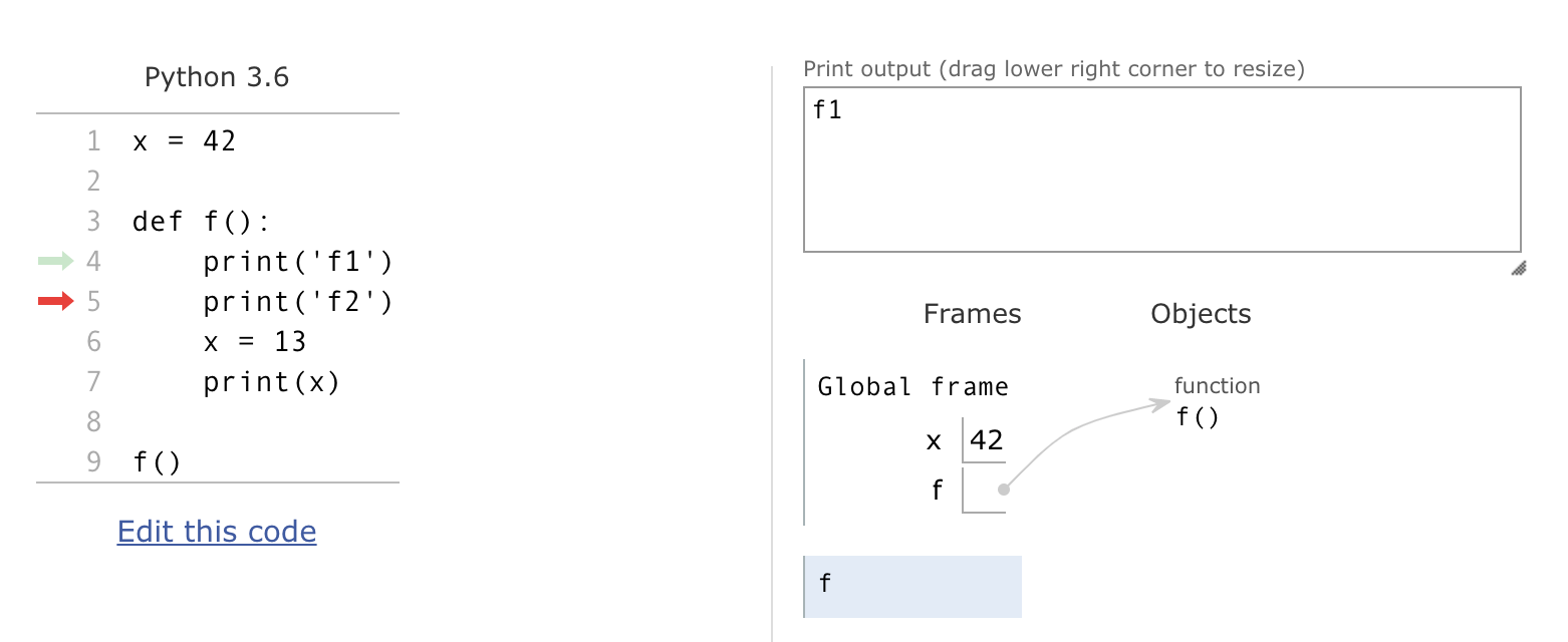Visualize Unassigned Local Variables In Python Function · Issue 103 · Pythontutor Dev 1226