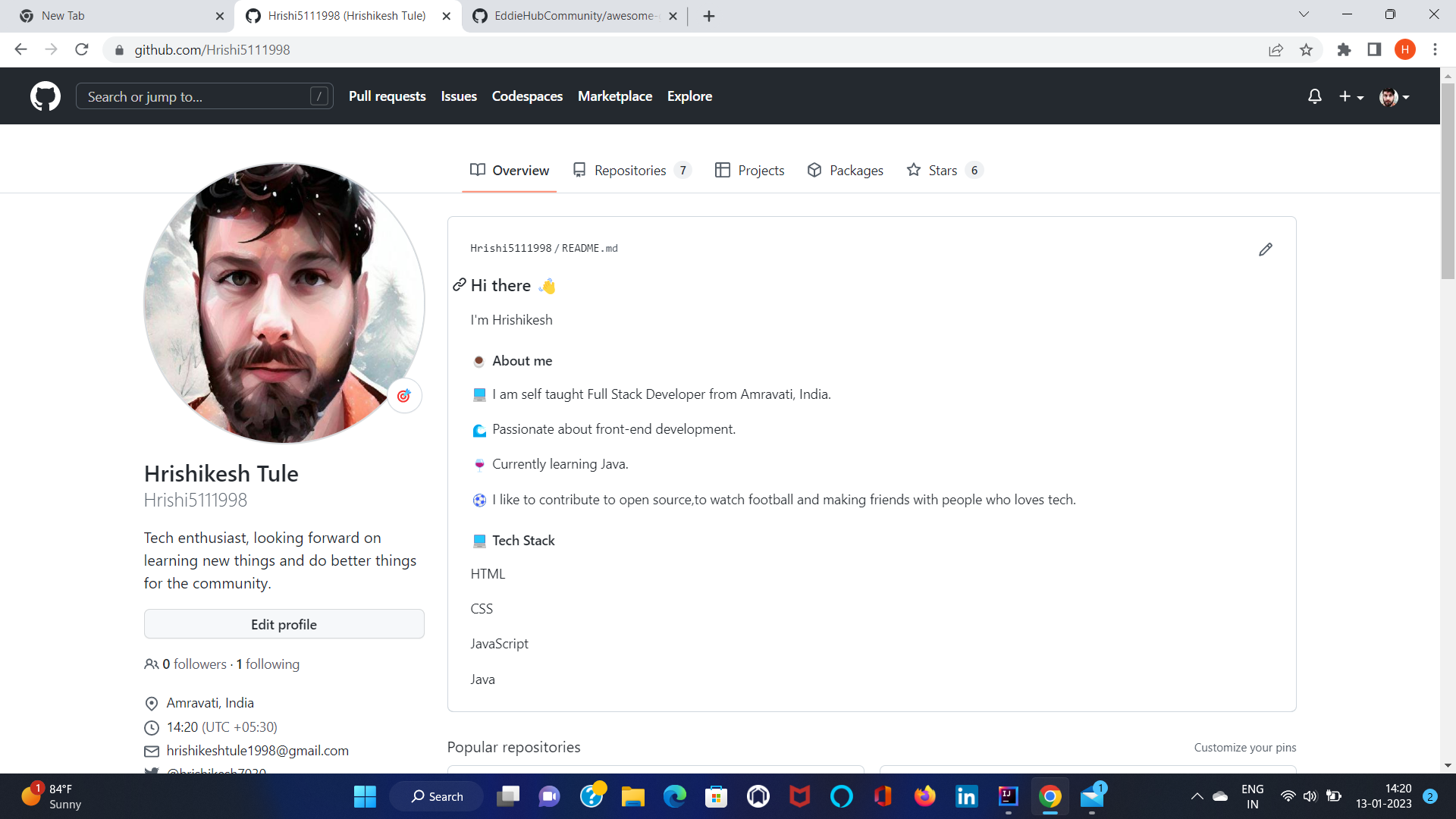 Profile Addition · Issue 1655 · Eddiehubcommunityawesome Github Profiles · Github