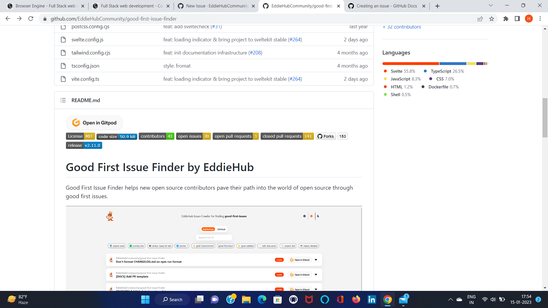 [DOCS] · Issue #272 · EddieHubCommunity/good-first-issue-finder · GitHub