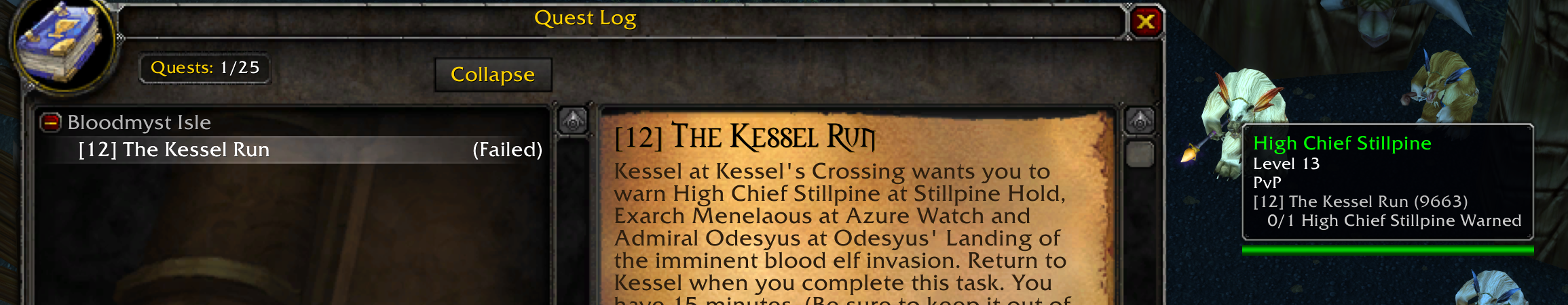 Failed timed quests and tracker. · Issue #4893 · Questie/Questie · GitHub