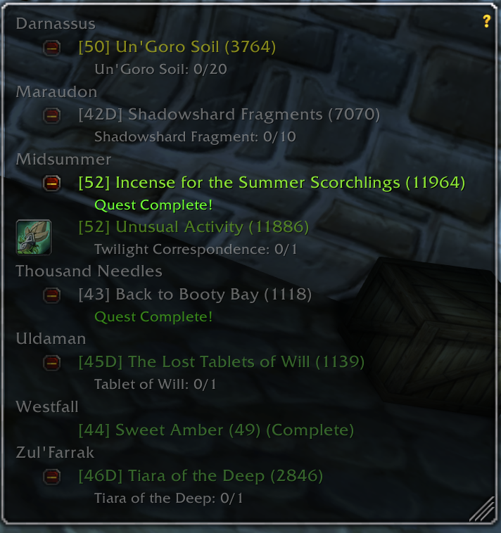 Quest Complete Text Is Not Hidden When Using Auto Minimize Completed Quests · Issue 5010