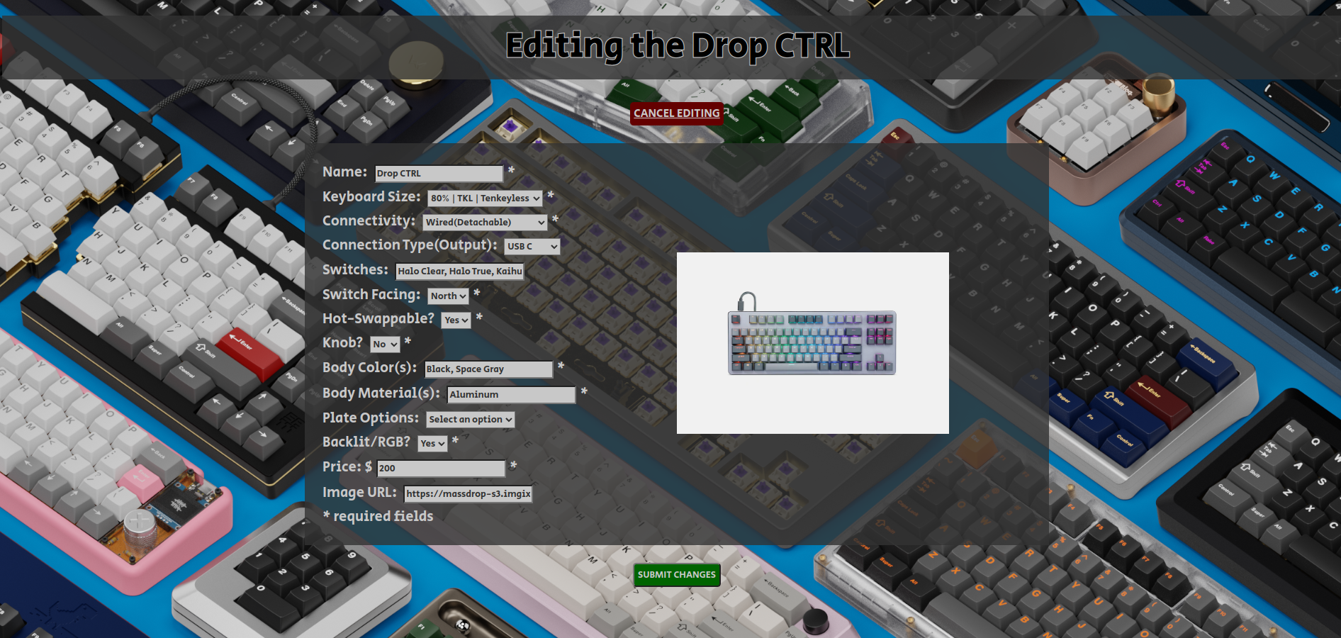 GitHub - thenickao/mecha-of-keyboards