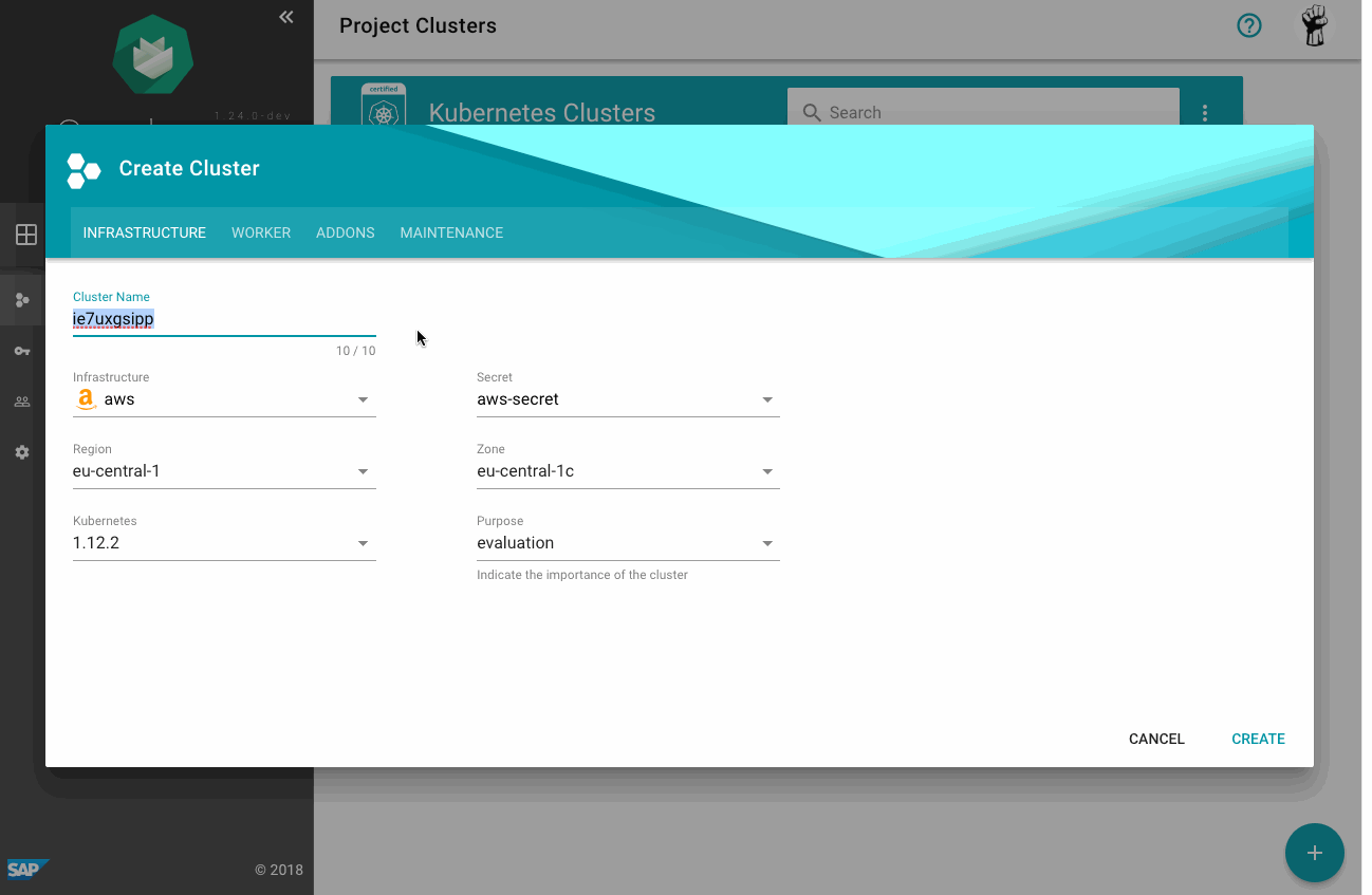 Cluster overview isn't refreshed if user creates a new one · Issue #249 ...