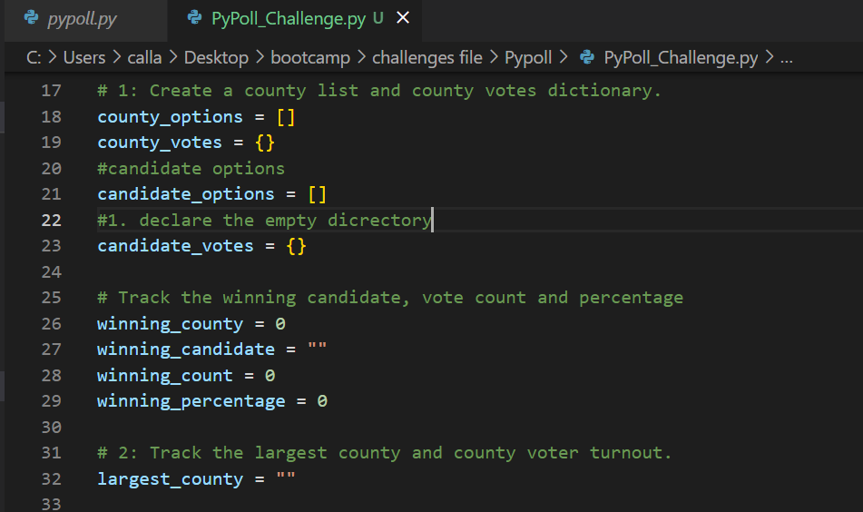 GitHub - LLudivina/Pypoll: Printing results to the command line and ...