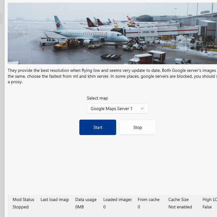 I was using this mod, but when I stop to use it when i load the MSFS alone, the maps are no ...