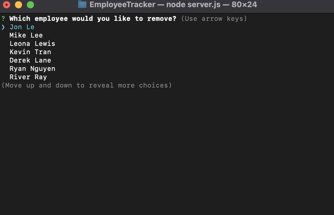 GitHub - stran0430/EmployeeTracker