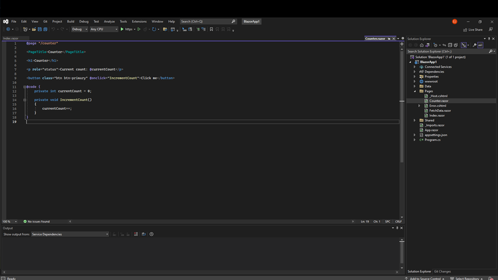 Tutorial Handling Error · Issue 8448 · Dotnetcore · Github 
