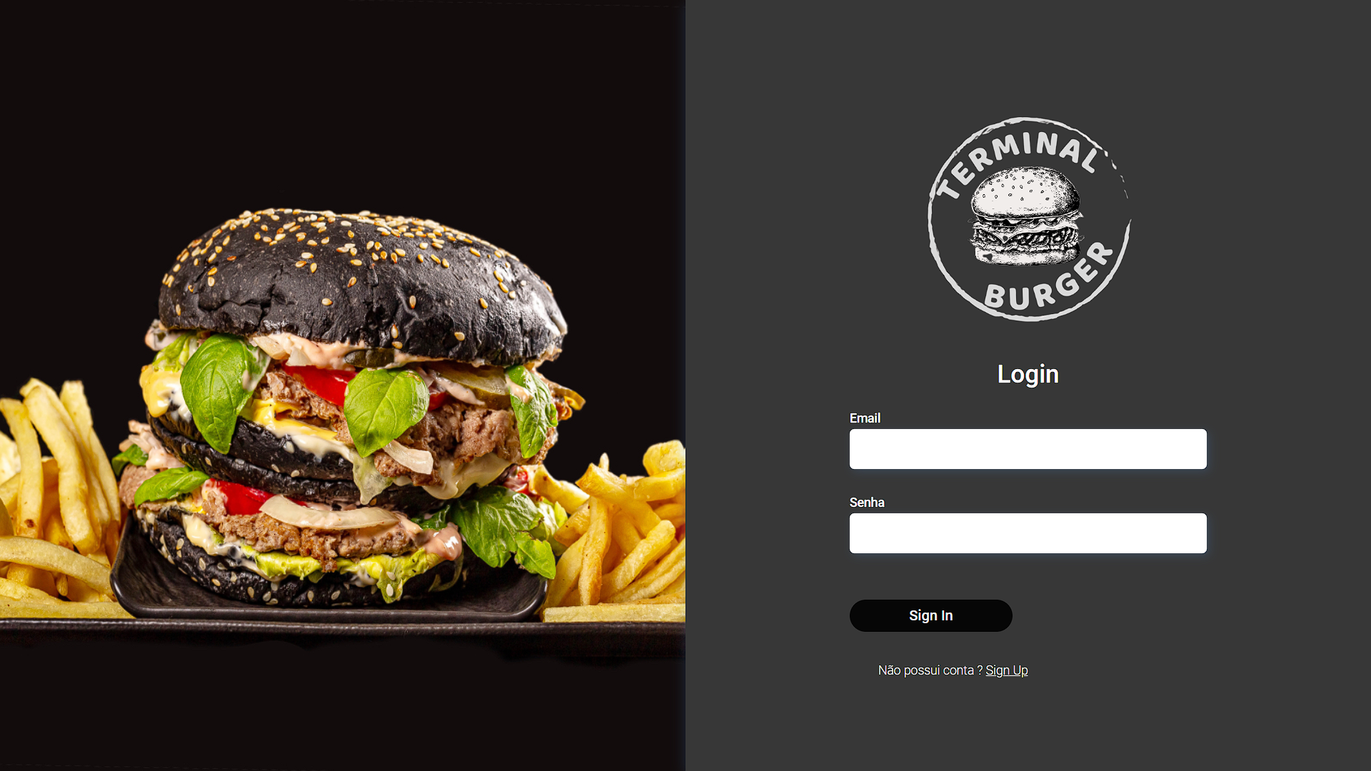 GitHub - renanvicentim/terminal-burger-interface: E-commerce ...