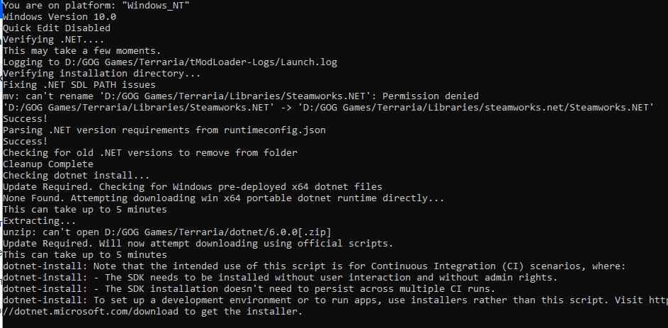 Dotnet Files Cant Loads · Issue 3028 · Tmodloadertmodloader · Github