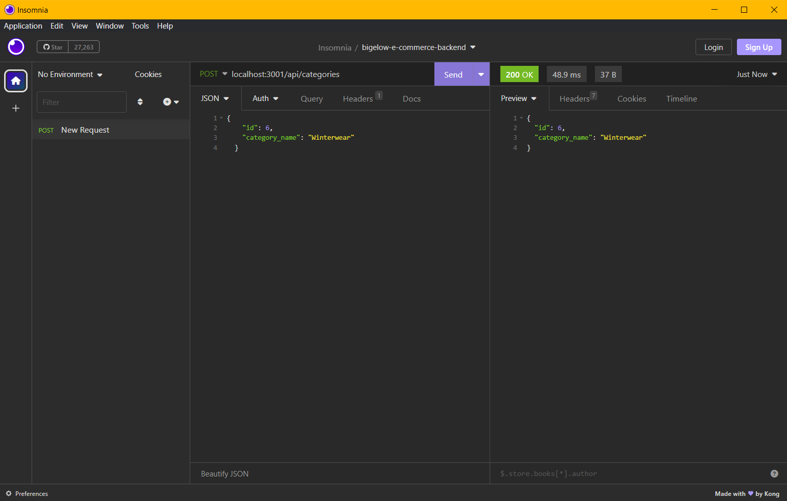 GitHub - Ibigelow92/bigelow-e-commerce-backend