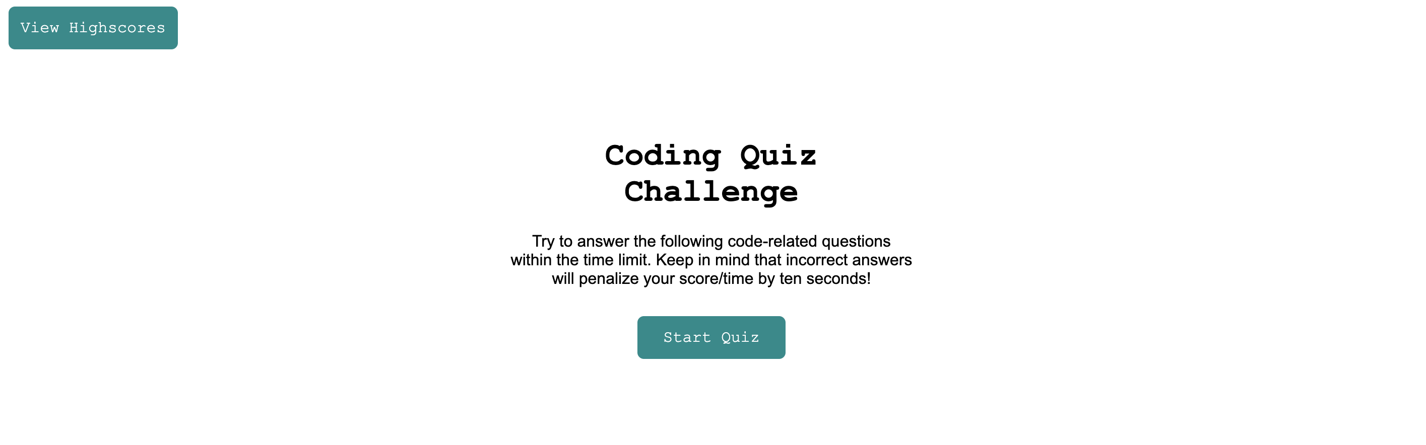 GitHub - ltrapaga/lauras-coding-quiz