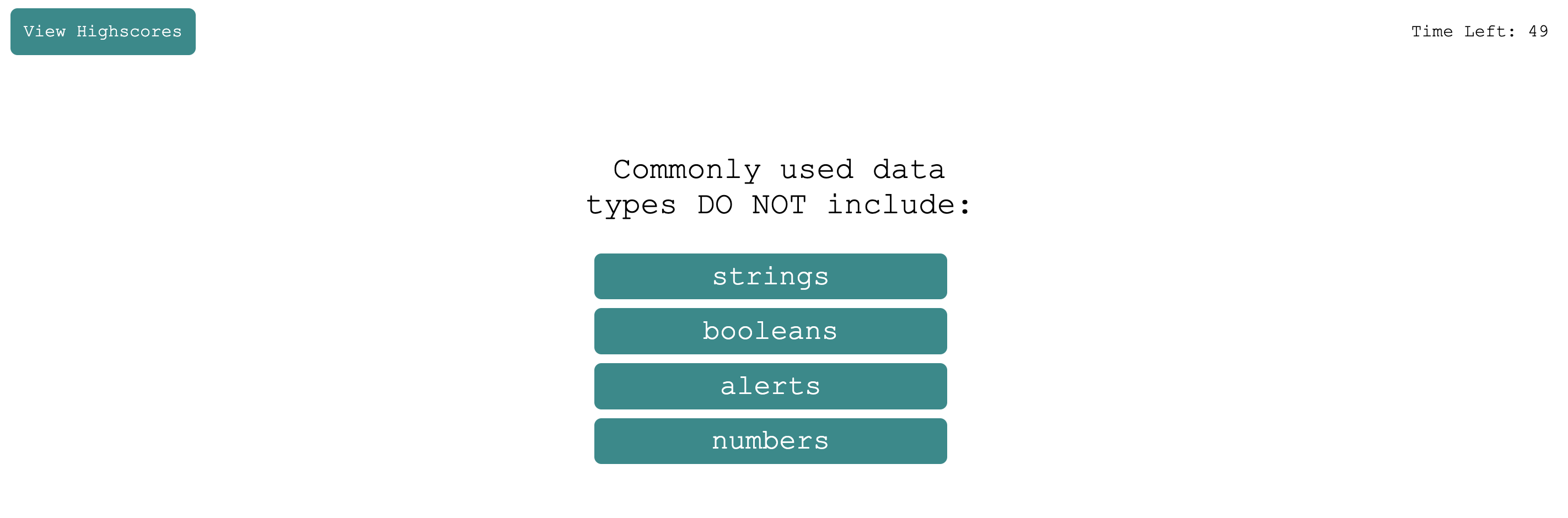 GitHub - ltrapaga/lauras-coding-quiz