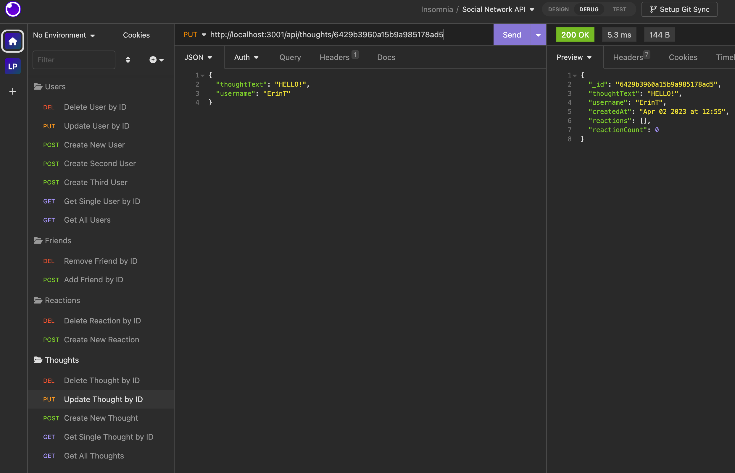 GitHub - ltrapaga/lauras-back-end-social-network