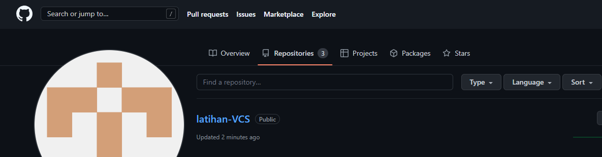 GitHub - sintahardianti/latihan-VCS