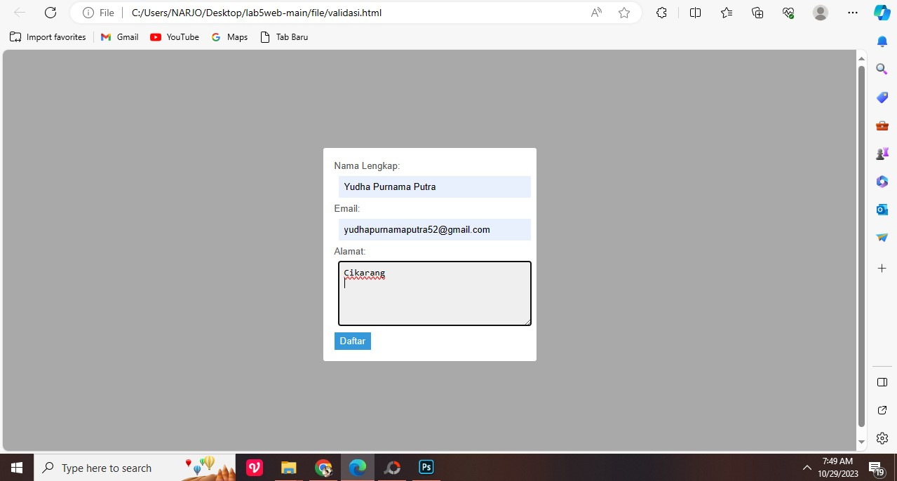 GitHub - yudhapurnama/Lab5web