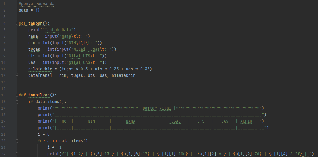 GitHub - roswanda11/praktikum-7