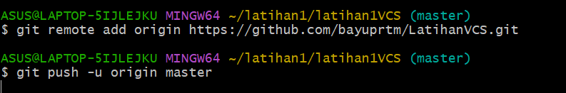 GitHub - bayuprtm/LatihanVCS