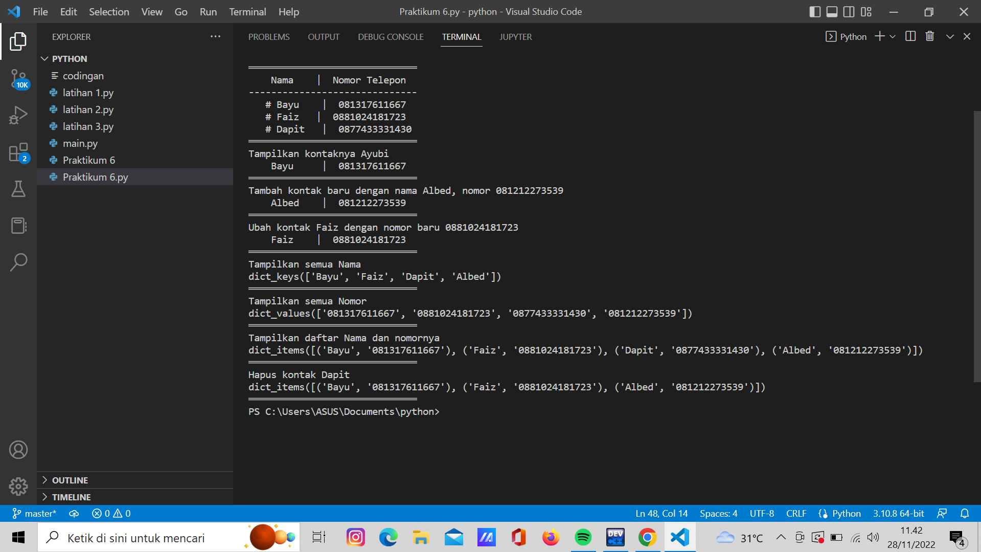 GitHub - bayuprtm/Praktikum6