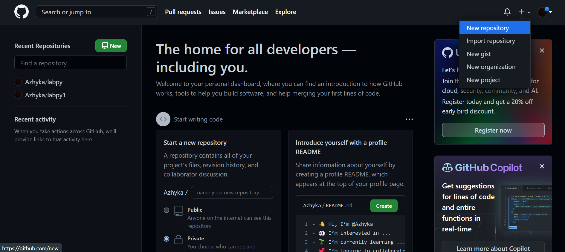 GitHub - Azhyka/LatihanVCS
