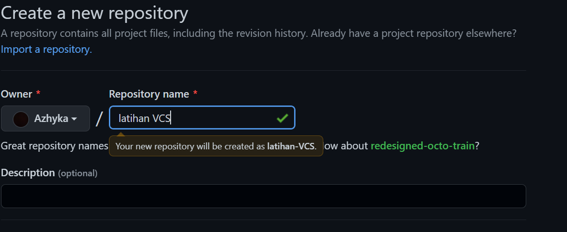 GitHub - Azhyka/LatihanVCS