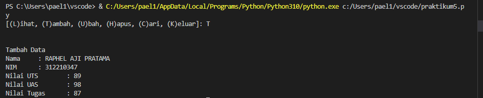 GitHub - raphel26/praktikum5
