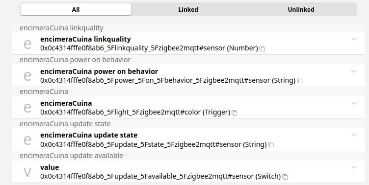 [mqtt][homeassistant] Light misses channels · Issue #14856 · openhab/openhab-addons · GitHub