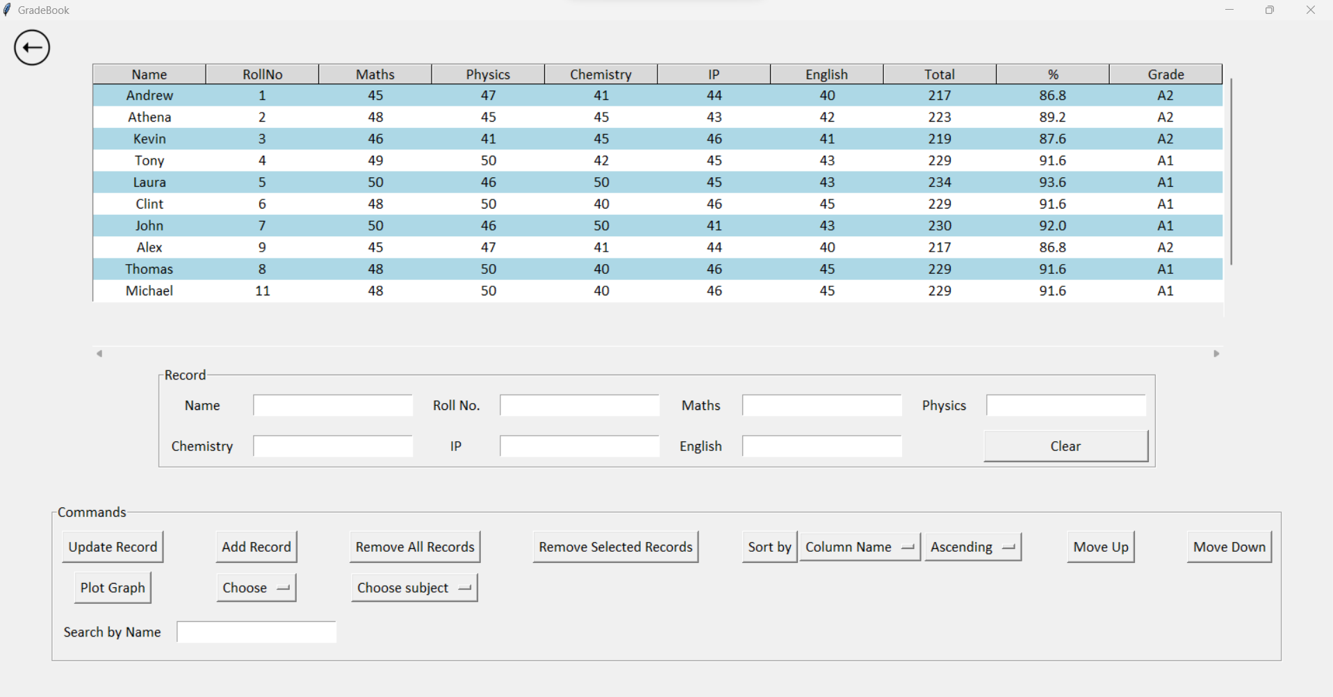 GitHub - bOrax10/GradeBook