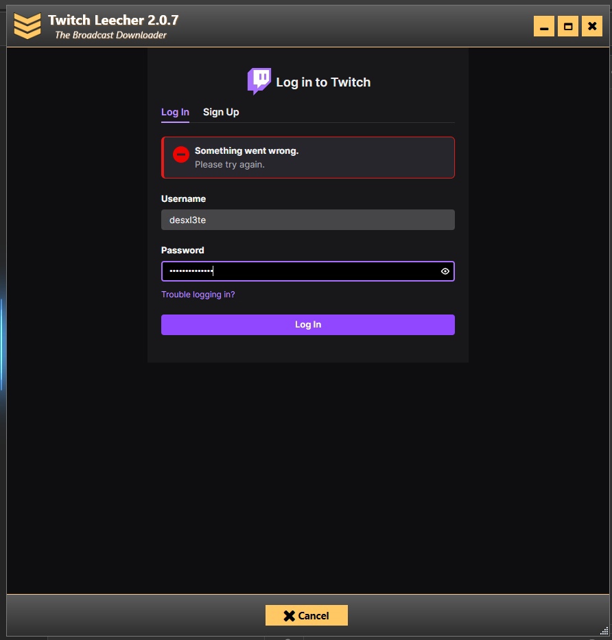Problem with the Twitch Leecher · community · Discussion #35731 · GitHub