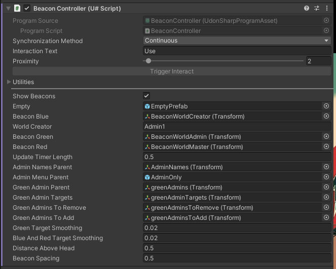 GitHub - zealozoic/vrcWorldOwnerBeacons: A Beacon system for use in VRChat worlds to label World ...