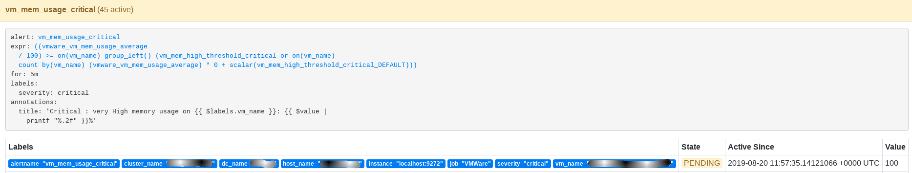 BUG : alert always in pending state · Issue #5980 · prometheus/prometheus · GitHub