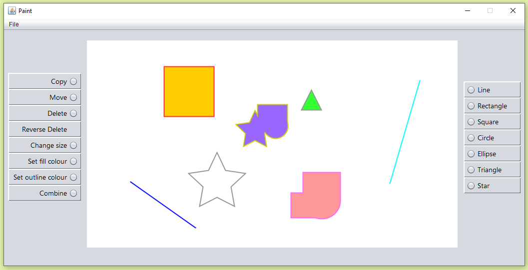 GitHub - KyriakosAd/PaintShapes: Paint program regarding shapes.