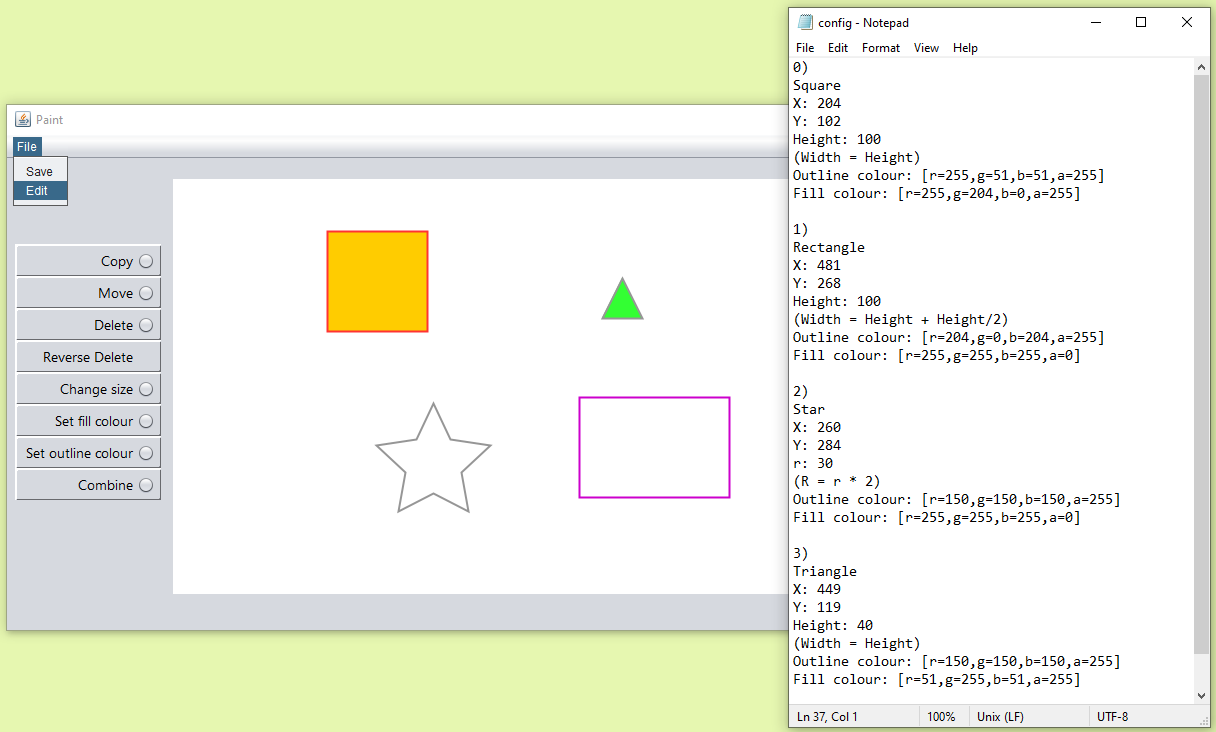 GitHub - KyriakosAd/PaintShapes: Paint program regarding shapes.