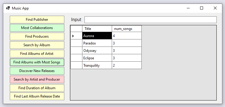 GitHub - KyriakosAd/MusicDatabaseProject: A desktop interface for a ...