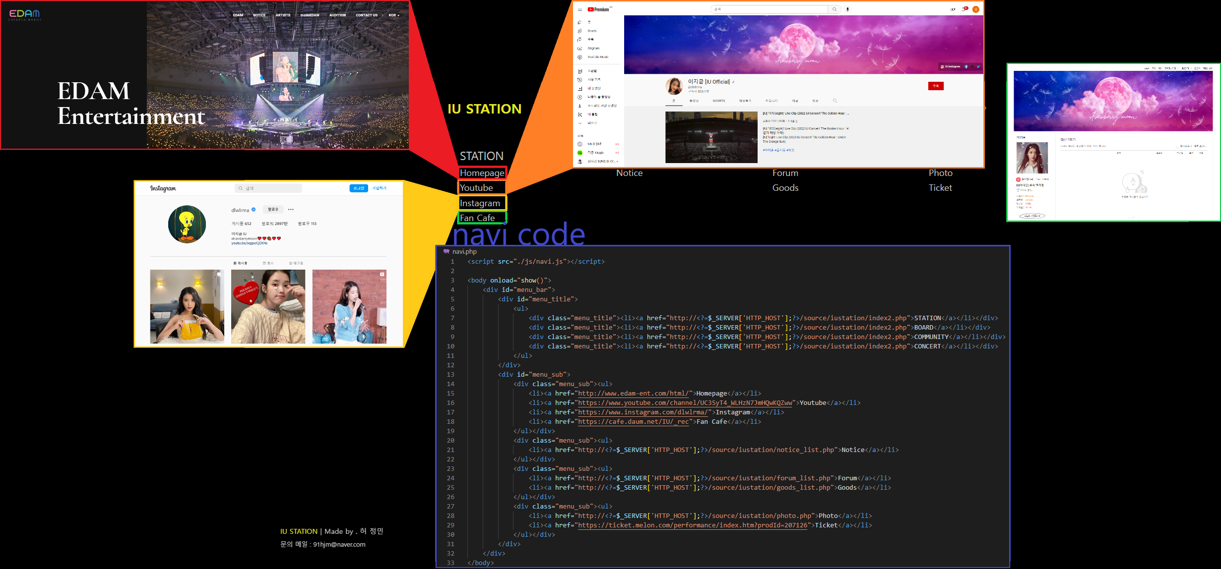 GitHub - huhxii/IU-STATION_php_project