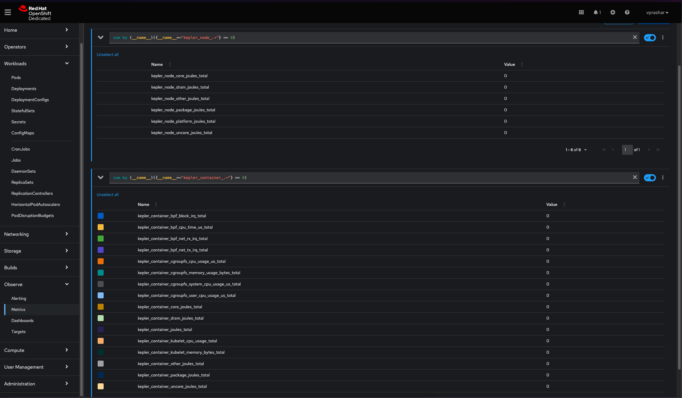 No Metric Value Shown By Kepler 06 On Vm · Issue 973 · Sustainable Computing Iokepler · Github