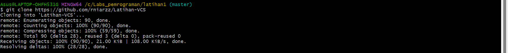 GitHub - rniarzz/Latihan-VCS