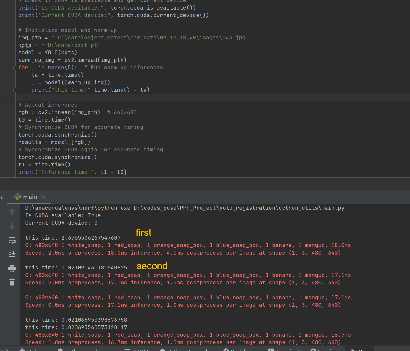 about infer speed · Issue #4920 · ultralytics/ultralytics · GitHub
