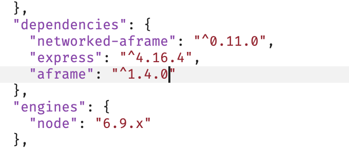 Can't update old A-frame project (1.0.4) -> 1.4.0 with correct networked a-frame version ...