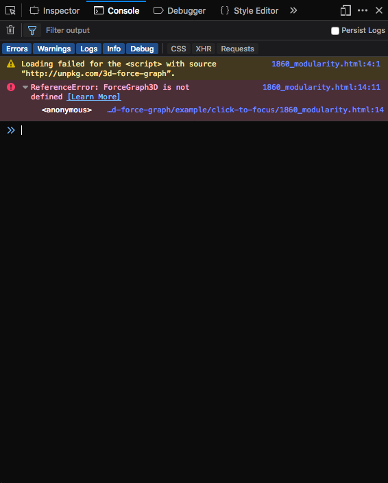 Loading failed for 3D-force-graph script, 3d-force-graph is not defined · Issue #154 ...