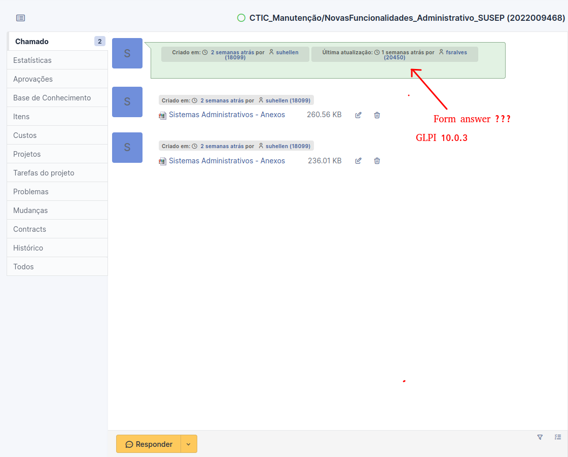 Ticket Processing Doesnt Show Form Answer · Issue 12952 · Glpi