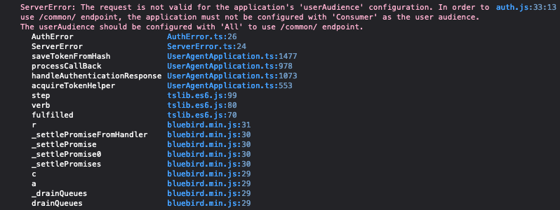 ServerError auth.js · Issue #310 · microsoftgraph/msgraph-sdk ...