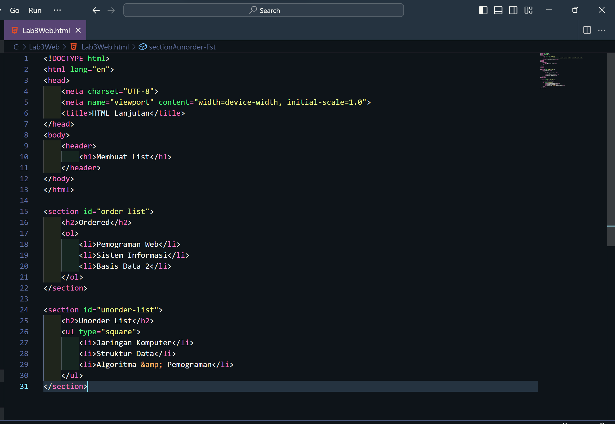 GitHub - AbiyanfarasDanuyasa/Lab3Web