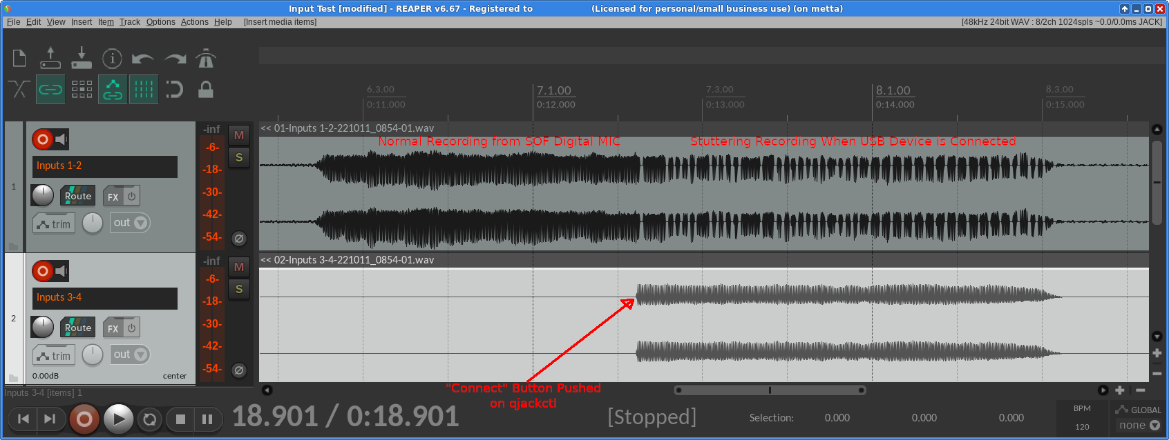 Tiger Lake SOF Digital Mic stutters when sharing flowgraph w/ USB devices. · Issue #6397 ...
