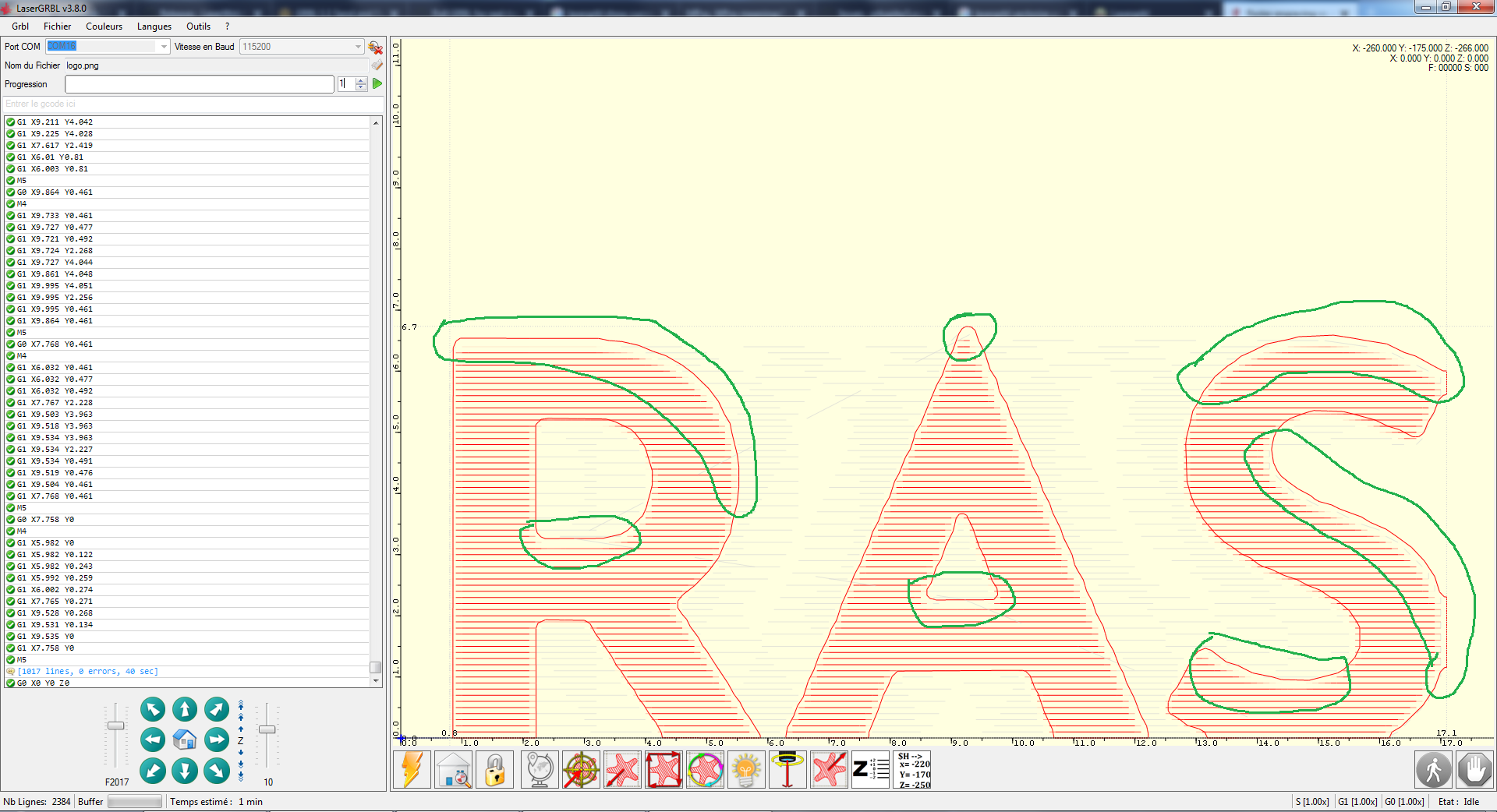 Vectorization tool works great but for small details the gap between ...