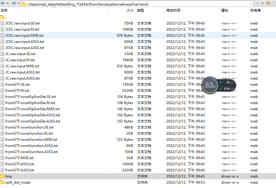 rmats output problem,no AS_Event.MATS.JC.txt and AS_Event.MATS.JCEC.txt · Issue #247 · Xinglab ...
