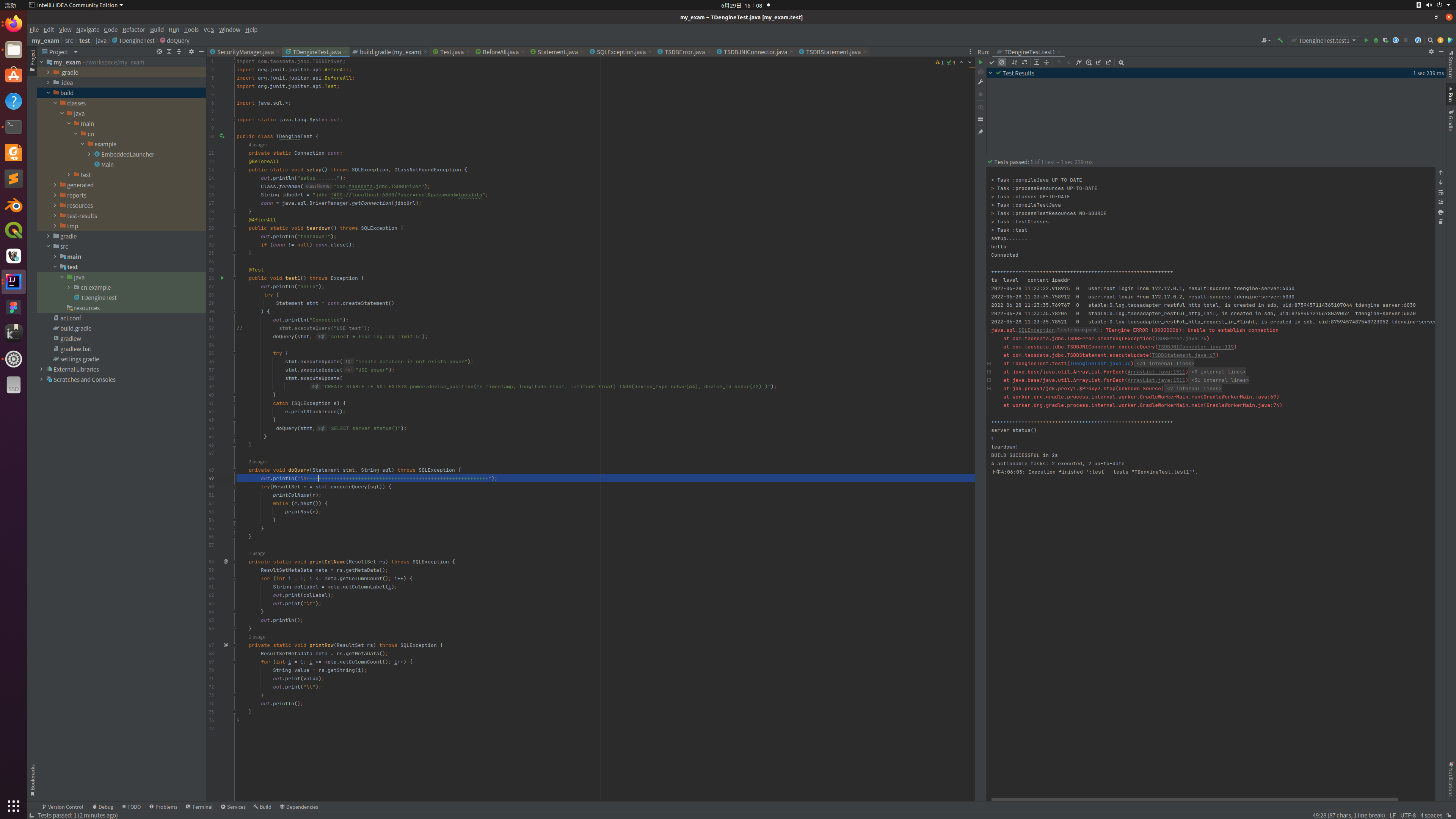 Jdbc Client Executeupdate Report Failed But Tdengine Server Acturally Execute Success · Issue