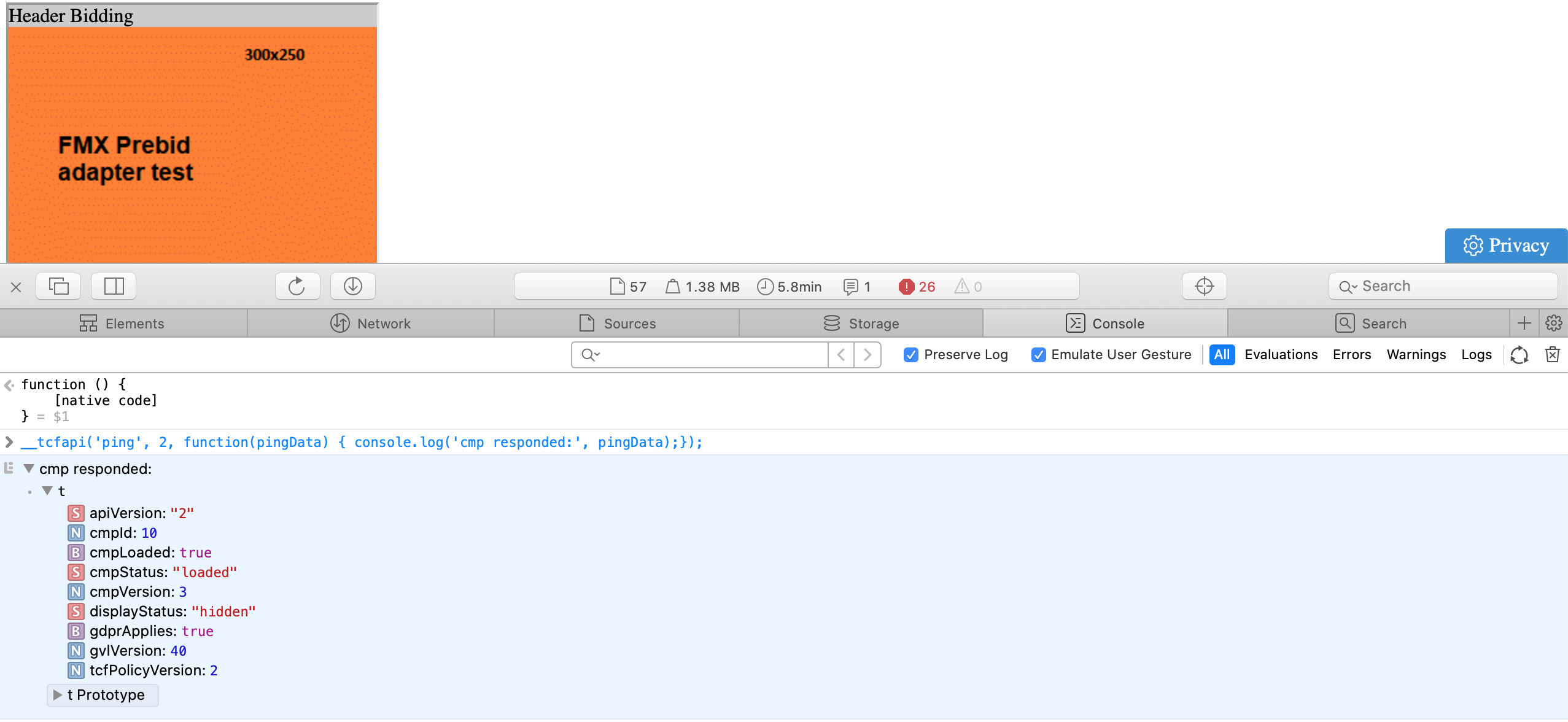 TCFv2 consent string issue once prebid in an iframe. · Issue #5292 · prebid/Prebid.js · GitHub