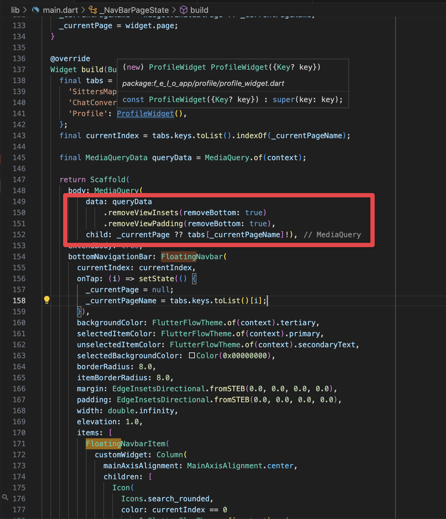 Floating Nav Bar code change and below navbar transparency can't be change · Issue #972 ...